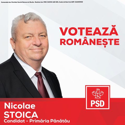 Nicolae Stoica, primarul comunei Pănătău: „Continuăm să dezvoltăm ...